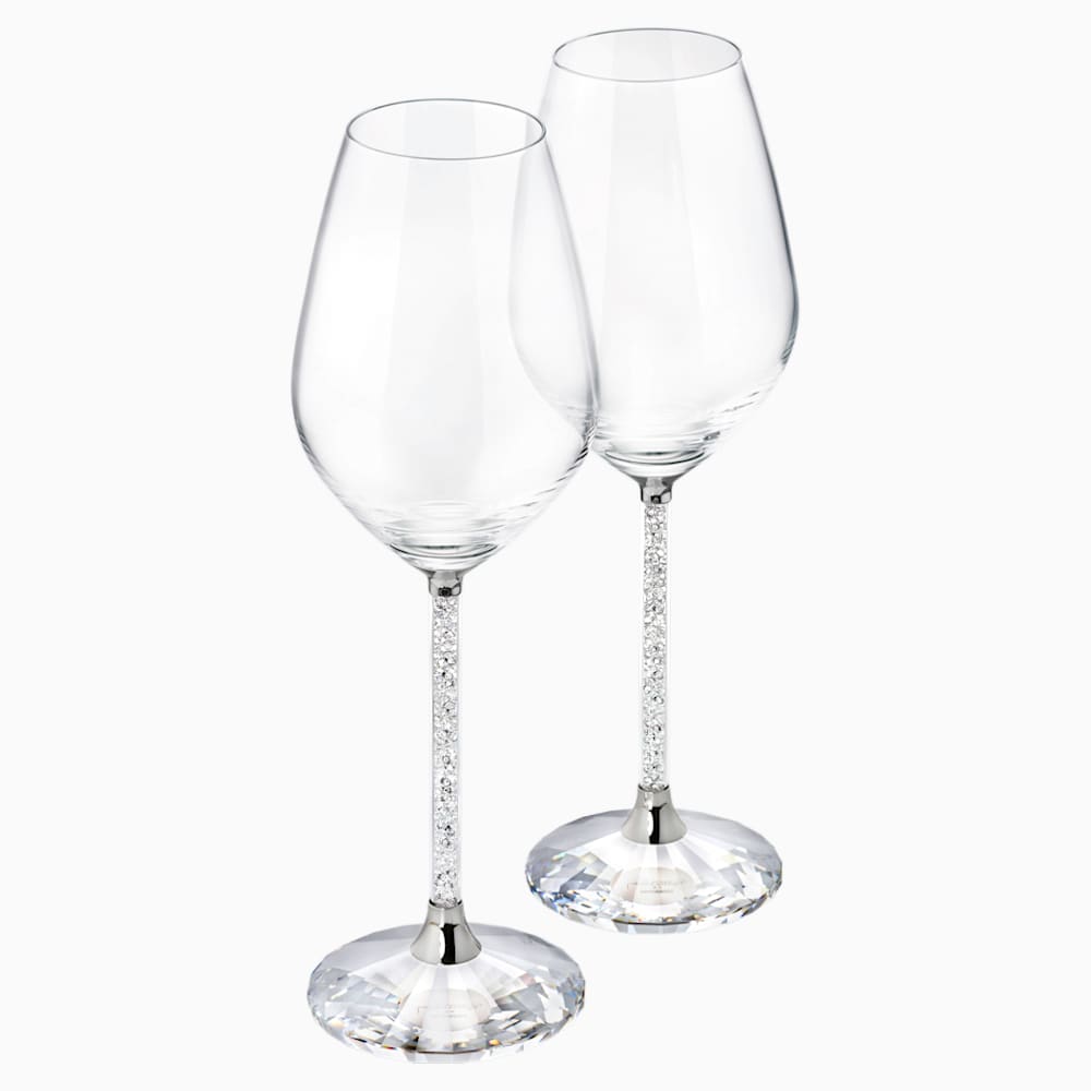 Copas de vino Crystalline (Set de 2) | Swarovski.com