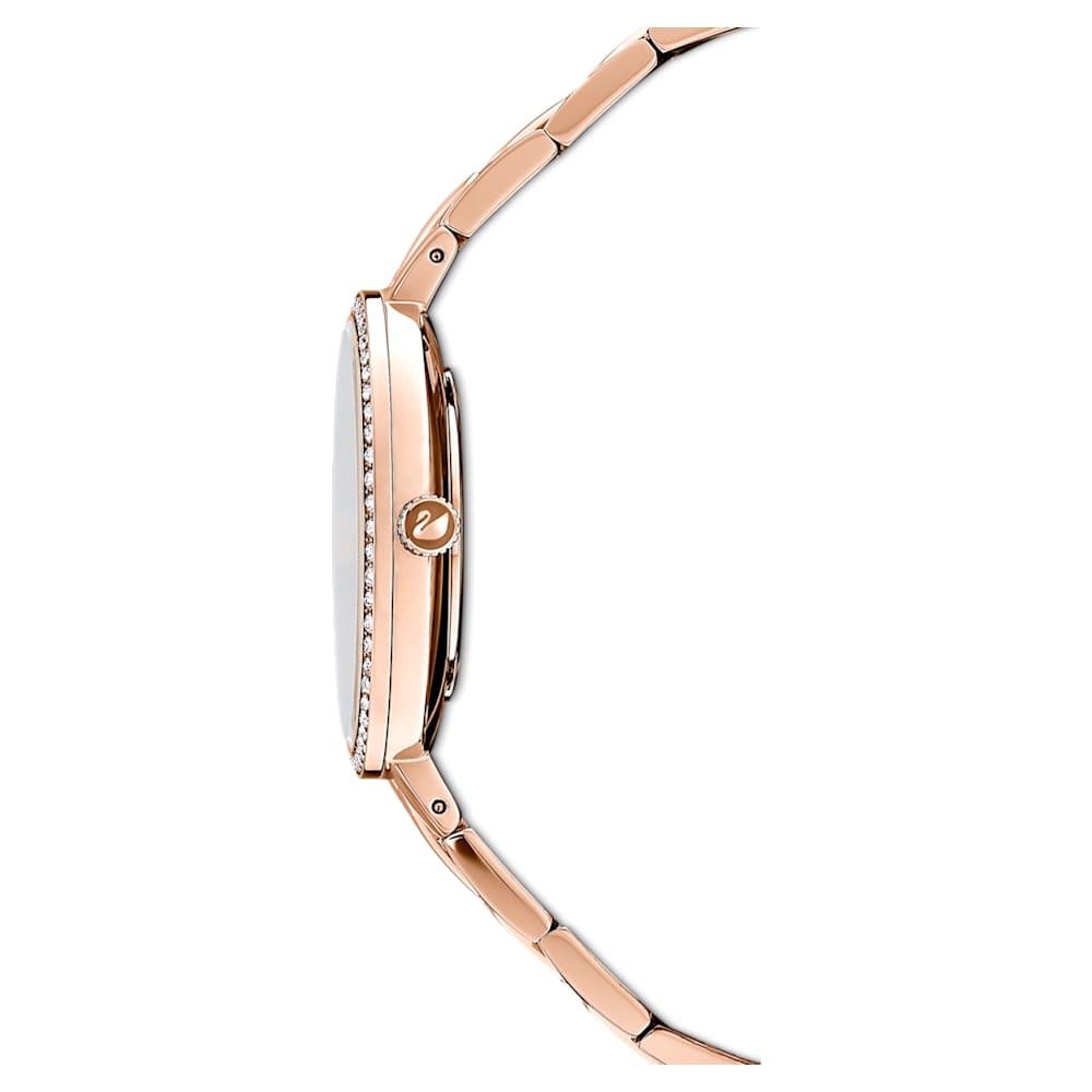 Cosmopolitan watch, Swiss Made, Metal bracelet, Pink, Rose gold-tone ...