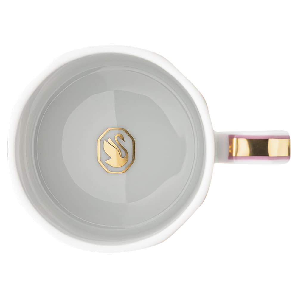 Signum espresso set, Porcelain, Multicolored | Swarovski
