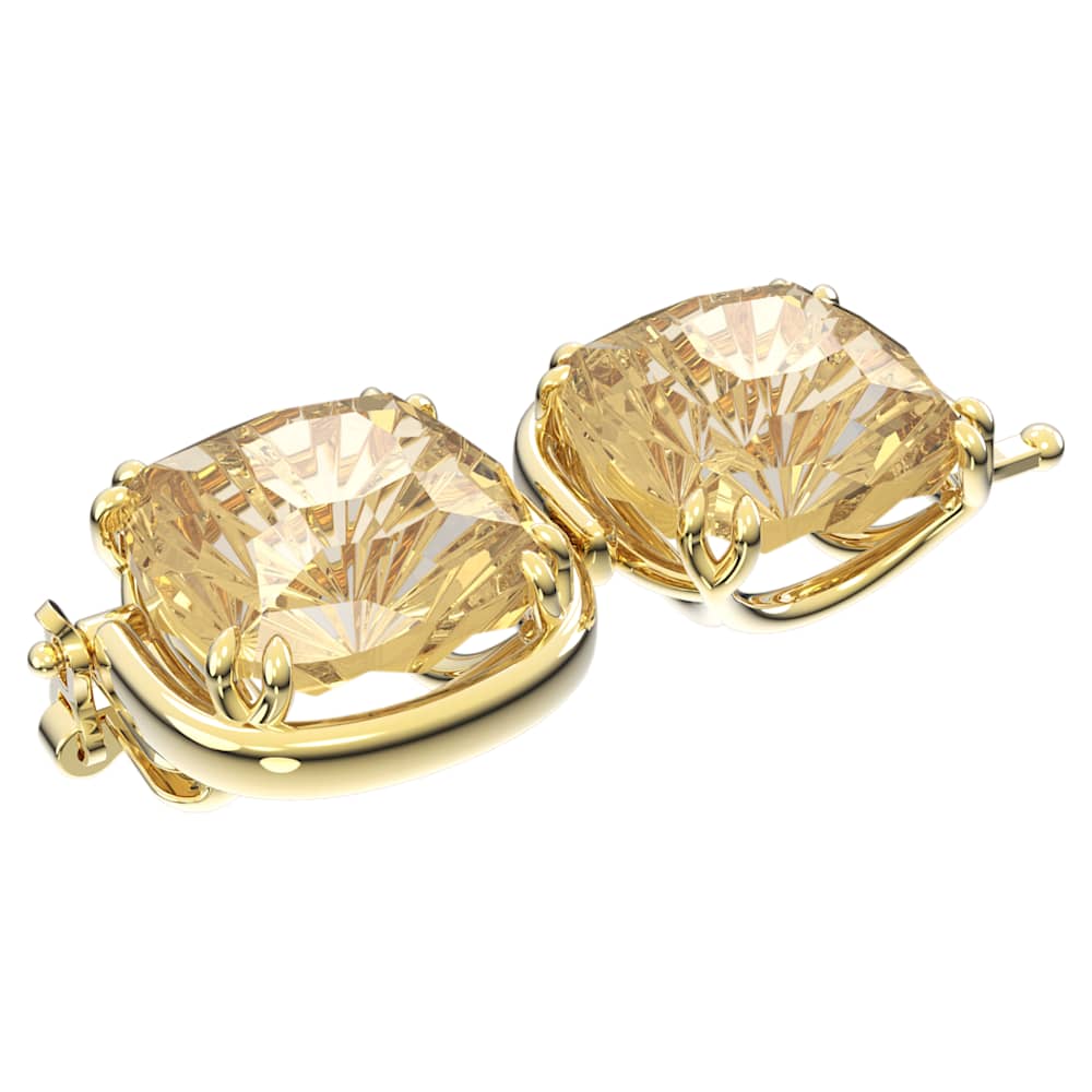 Harmonia extender, Cushion cut, Gold tone, Gold-tone plated | Swarovski