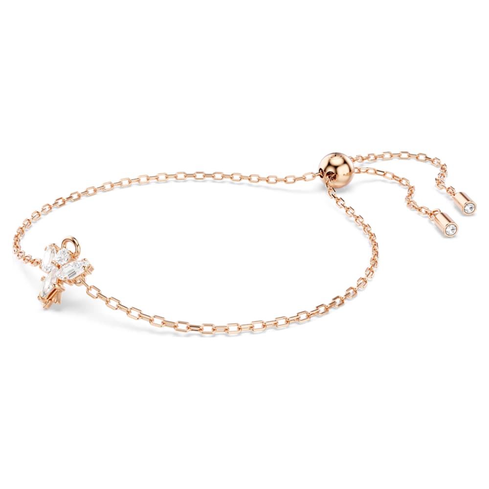 Magic bracelet, Angel, White, Rose gold-tone plated | Swarovski