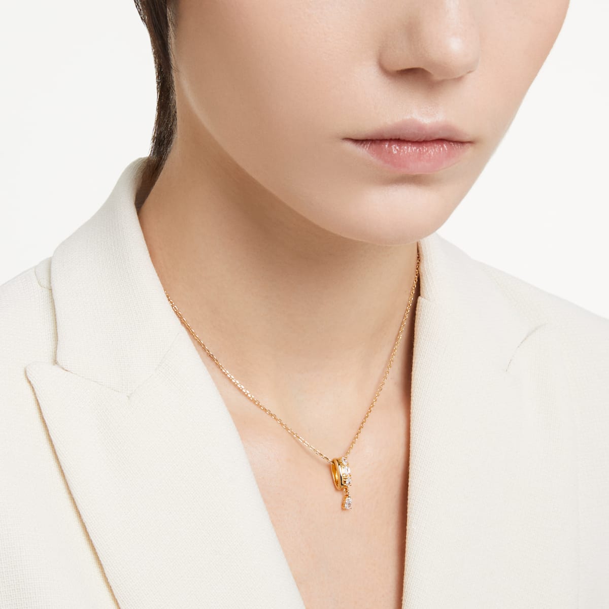 Gold Plated Necklaces and Pendants | Swarovski