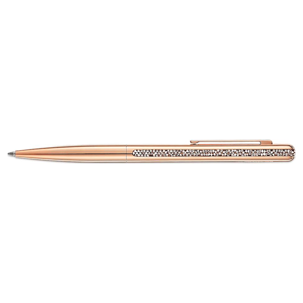 Swarovski Crystal Shimmer ballpoint pen, Rose gold tone, Rose gold-tone ...