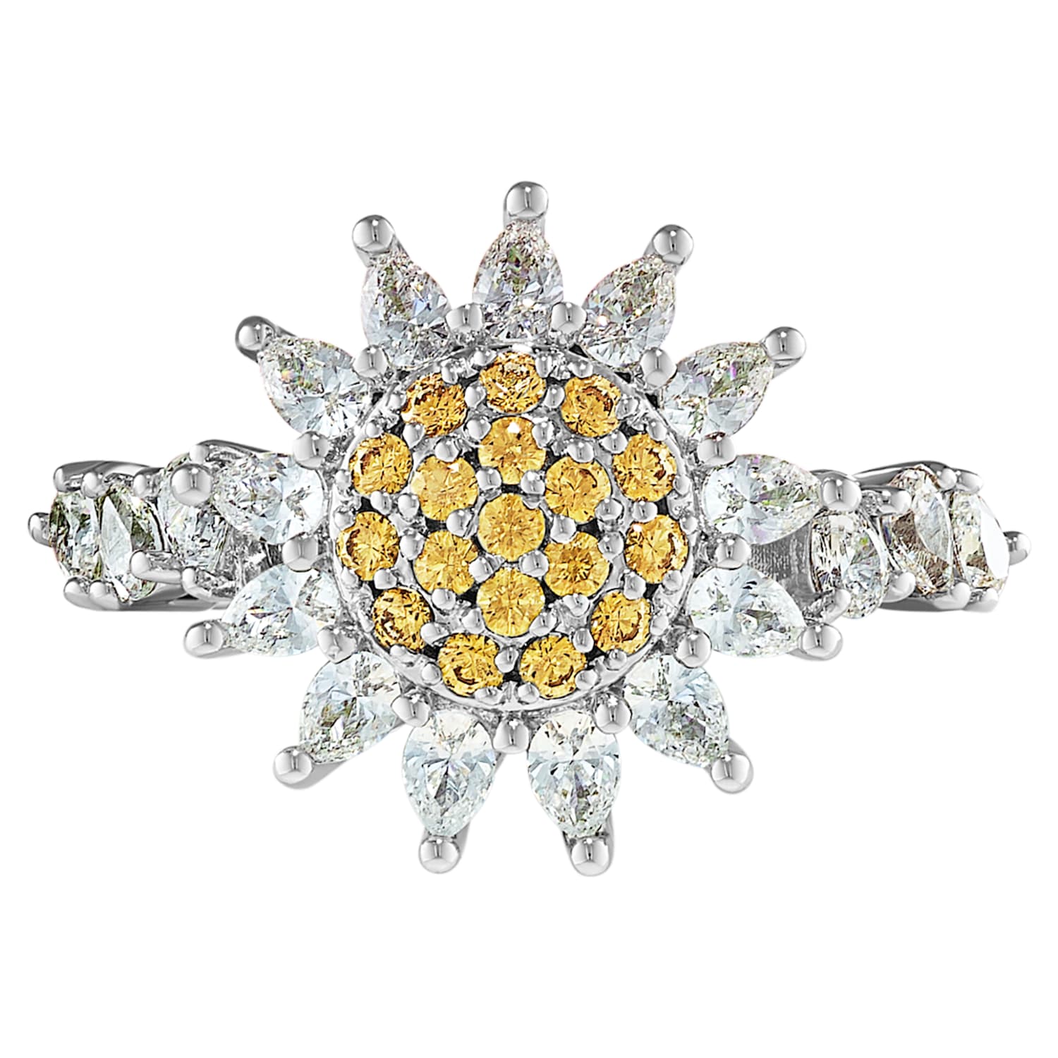 Swarovski Botanical Flower Ring 2024 www.alhudapk