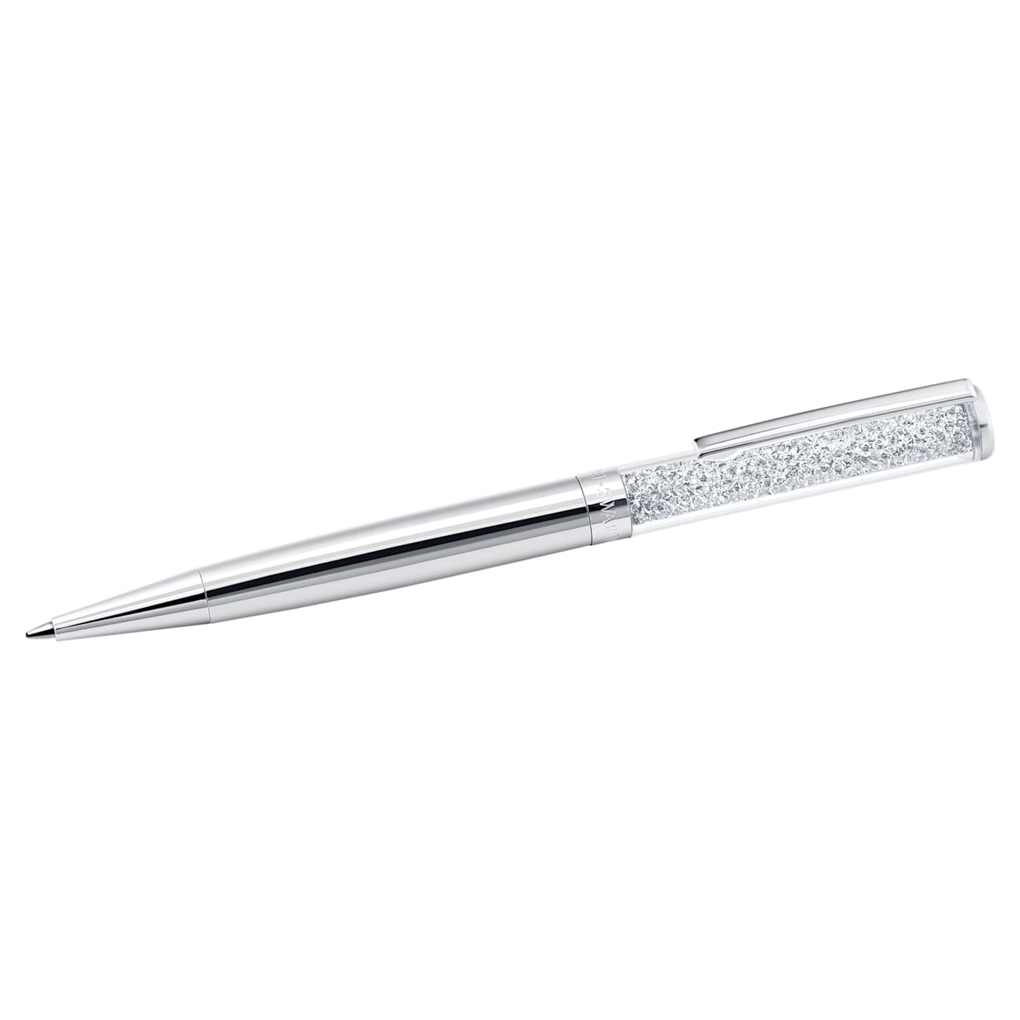 Crystalline ballpoint pen, Silver Tone, Chrome plated | Swarovski.com