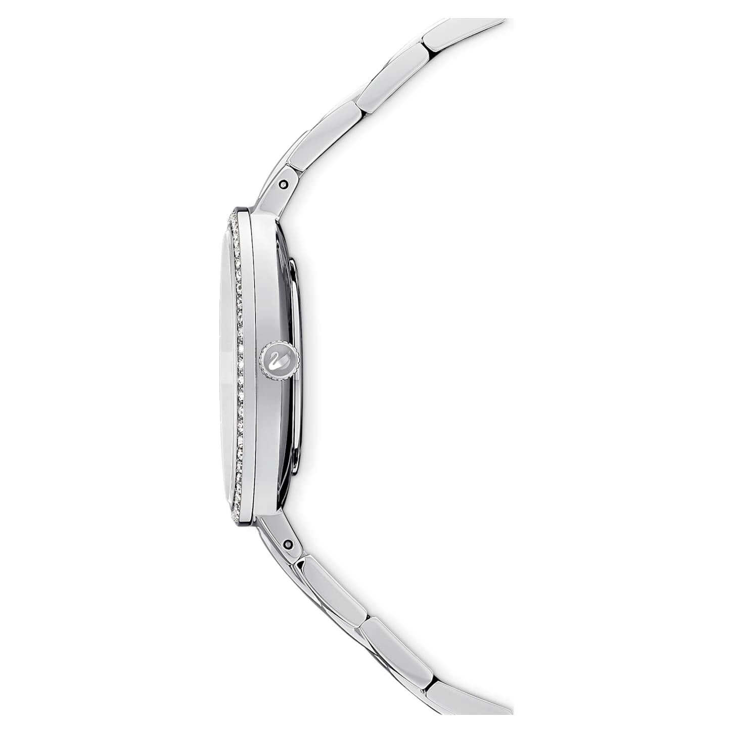 Cosmopolitan watch, Swiss Made, Metal bracelet, Silver tone, Stainless ...