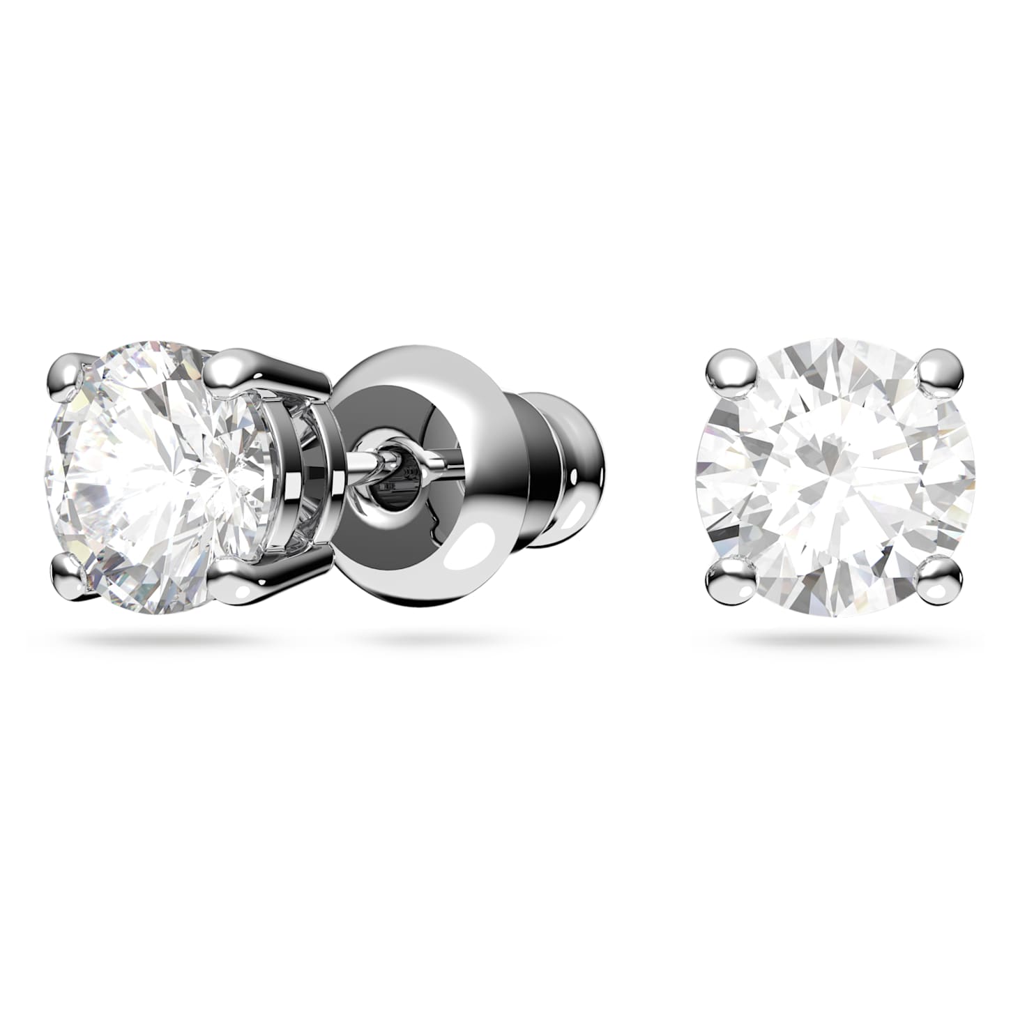 Stella set, Mixed cuts, Star, White, Rhodium plated | Swarovski