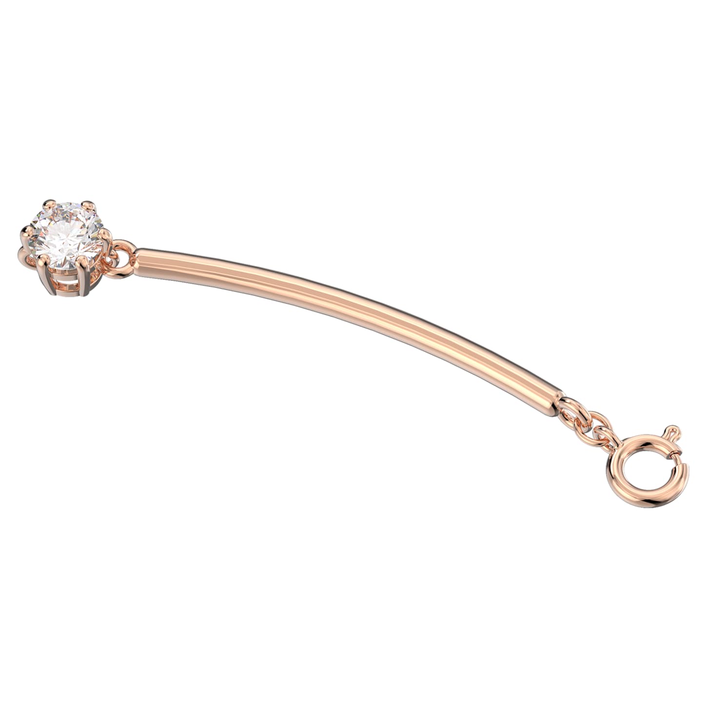 Constella extender, Round cut, White, Rose gold-tone plated | Swarovski