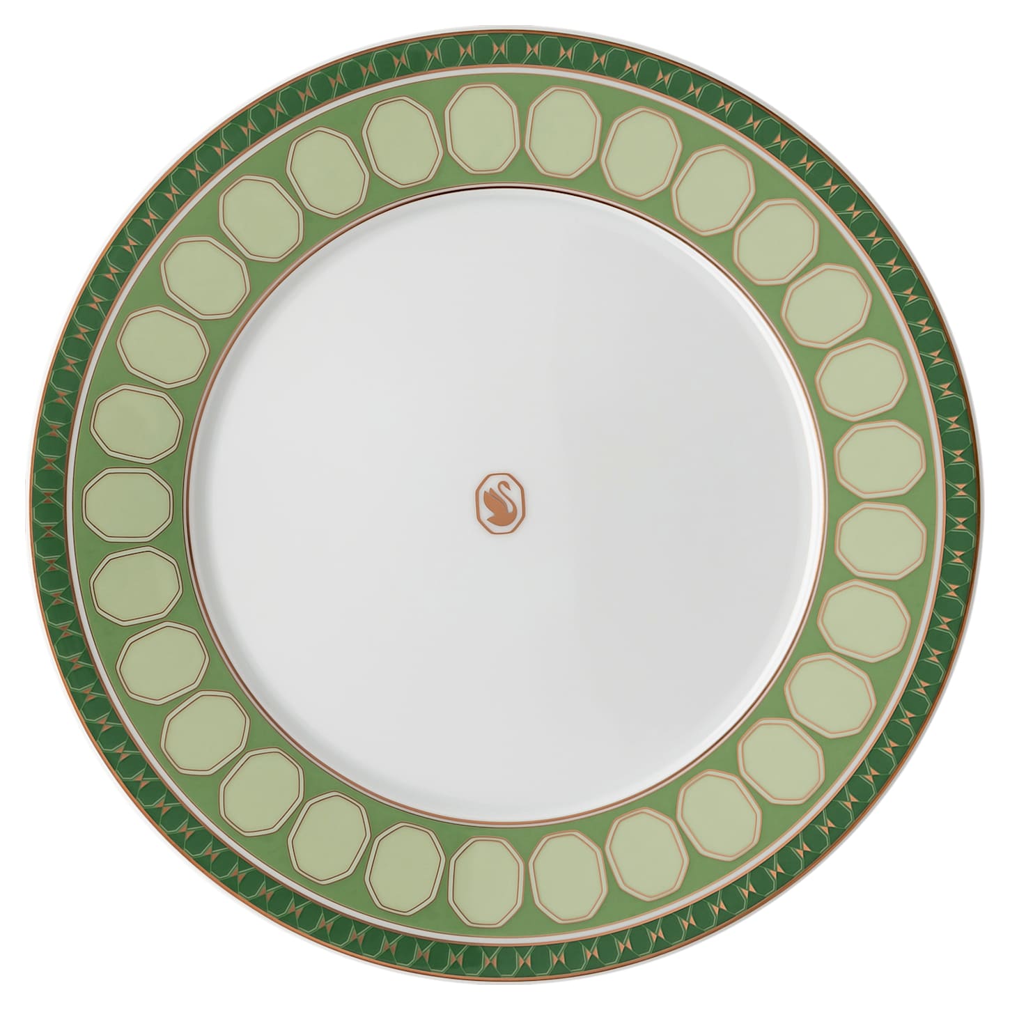 Signum plate set, Porcelain, Medium, Multicoloured | Swarovski