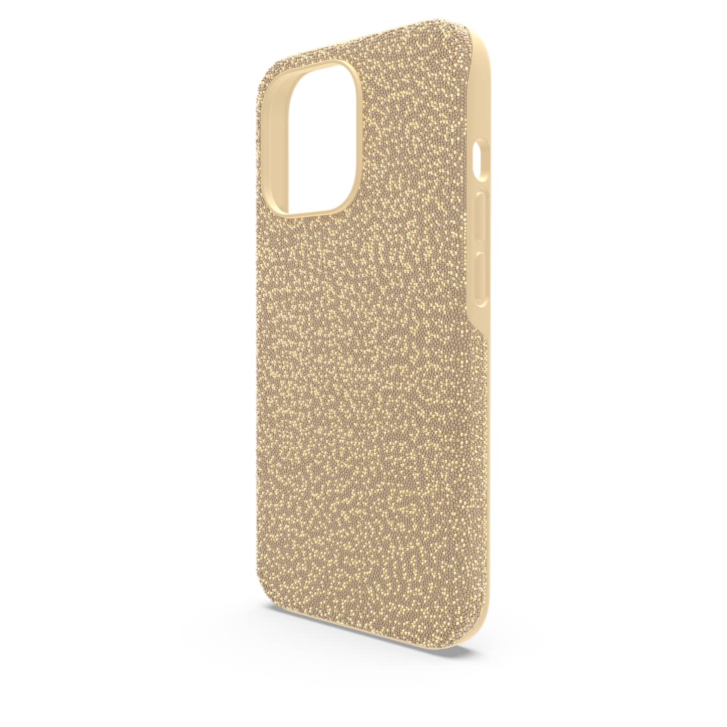 High smartphone case, iPhone® 13 Pro, Gold tone | Swarovski