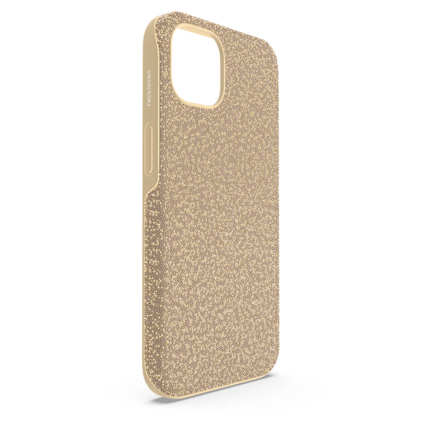 High smartphone case, iPhone® 13, Gold tone | Swarovski