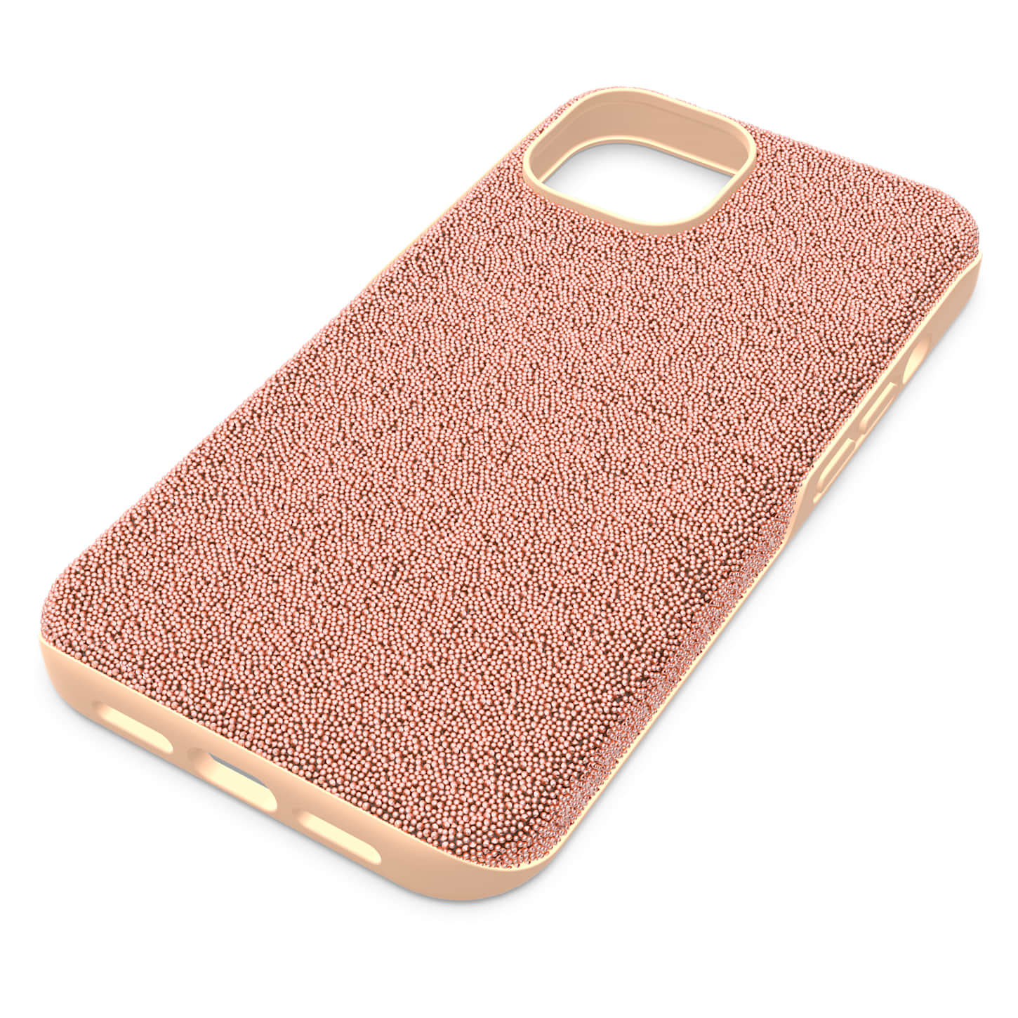 High smartphone case, iPhone® 14, Rose gold tone | Swarovski