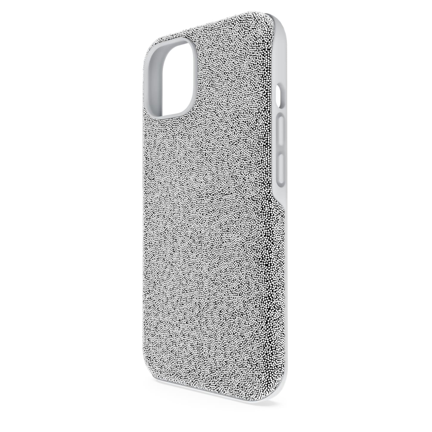 High smartphone case, iPhone® 14, Silver Tone | Swarovski