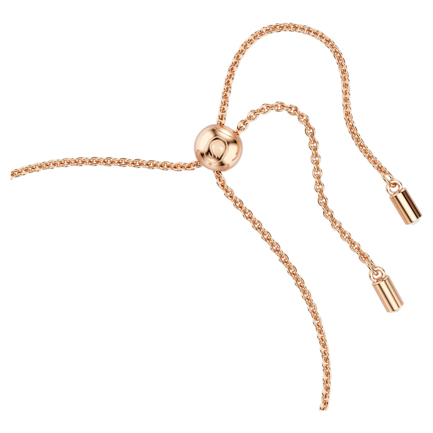 Stella bracelet, Kite cut, Star, White, Rose gold-tone plated | Swarovski