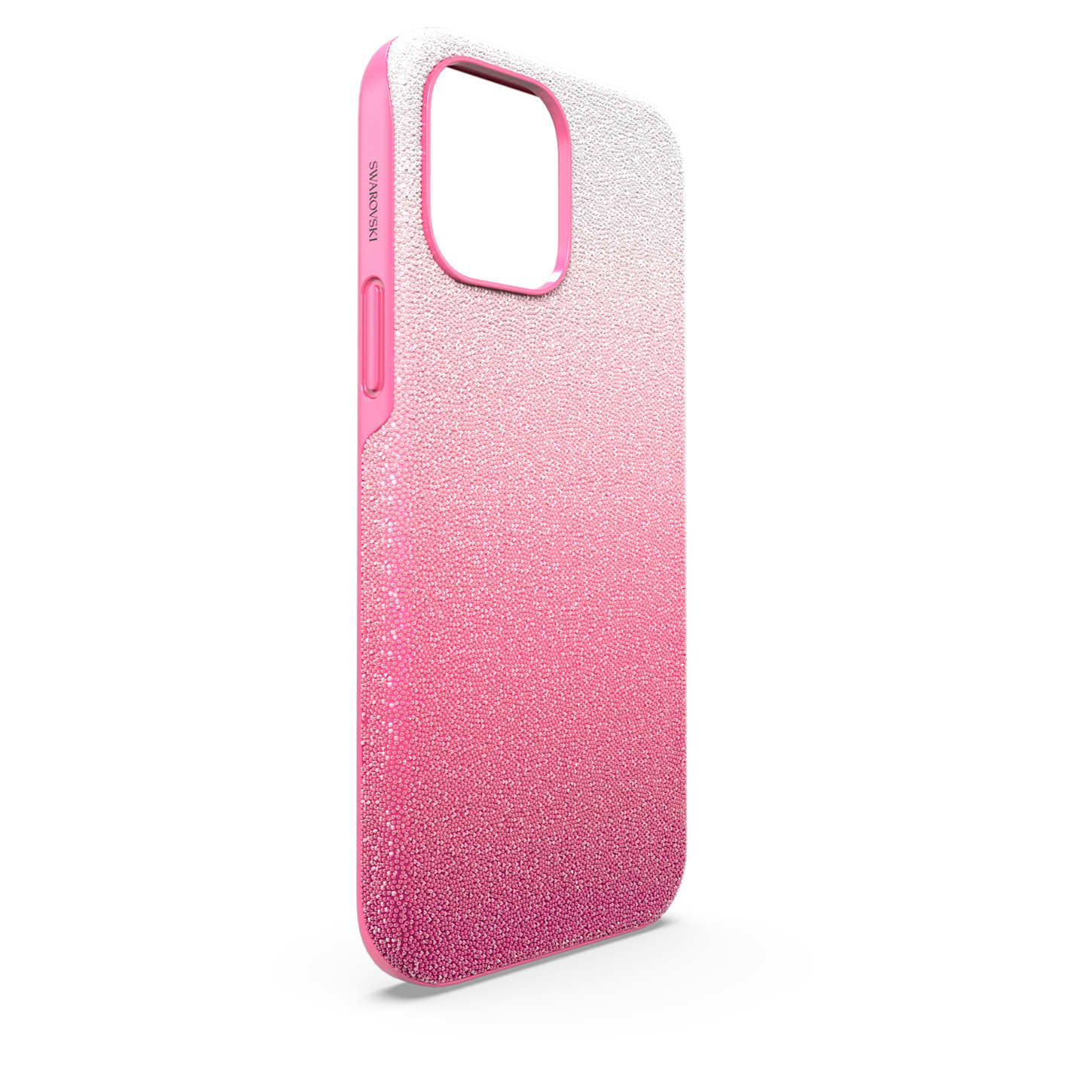 High smartphone case, iPhone® 13 Pro Max, Pink | Swarovski