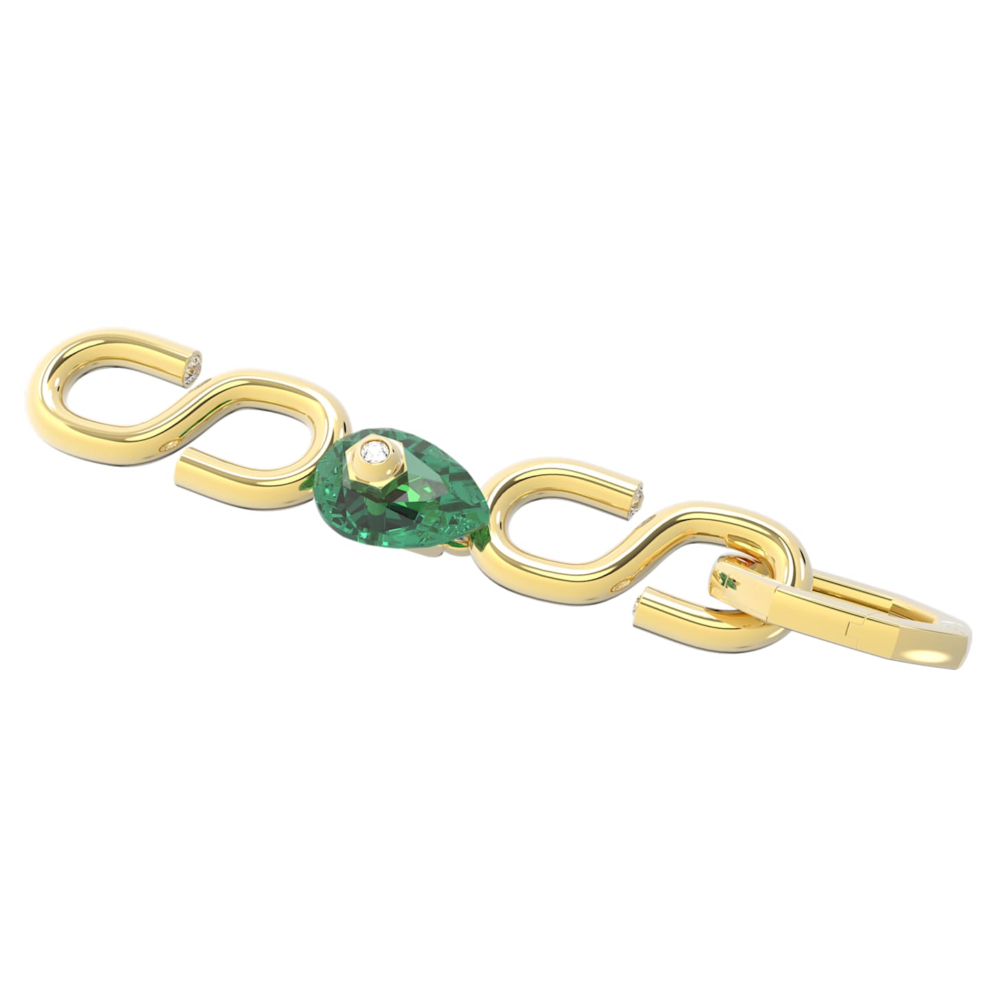 Numina extender, Green, Gold-tone plated | Swarovski