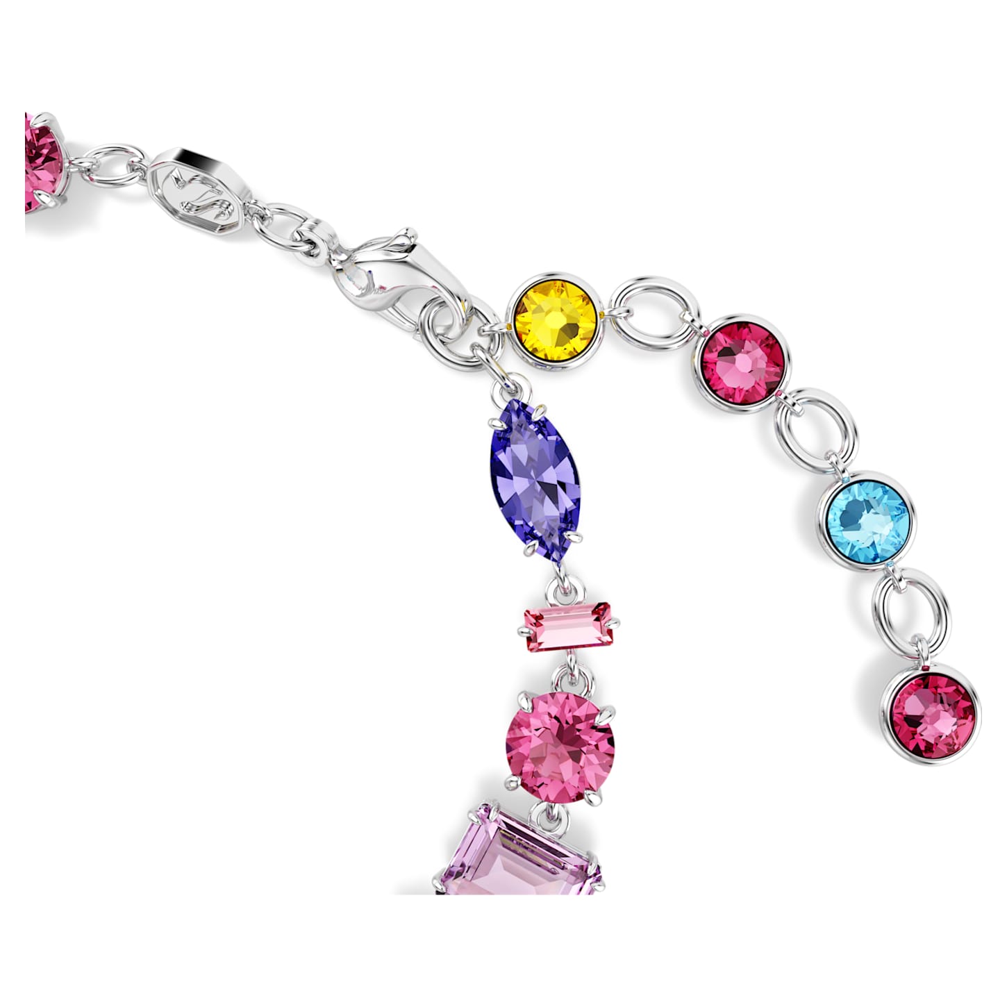 Bracelet Gema, Tailles variées, Multicolore, Métal rhodié | Swarovski