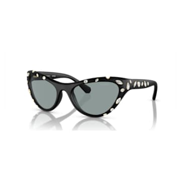 Sluneční brýle, Tvar kočičího oka, SK6007, Černá | Swarovski