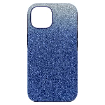 High smartphone case, Colour gradient, iPhone® 15, Blue | Swarovski