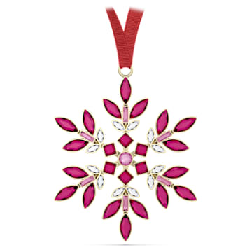 Gema Holiday Ornament, Red | Swarovski
