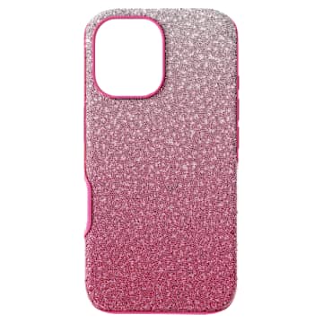 High smartphone case, Color gradient, iPhone® 16, Pink | Swarovski